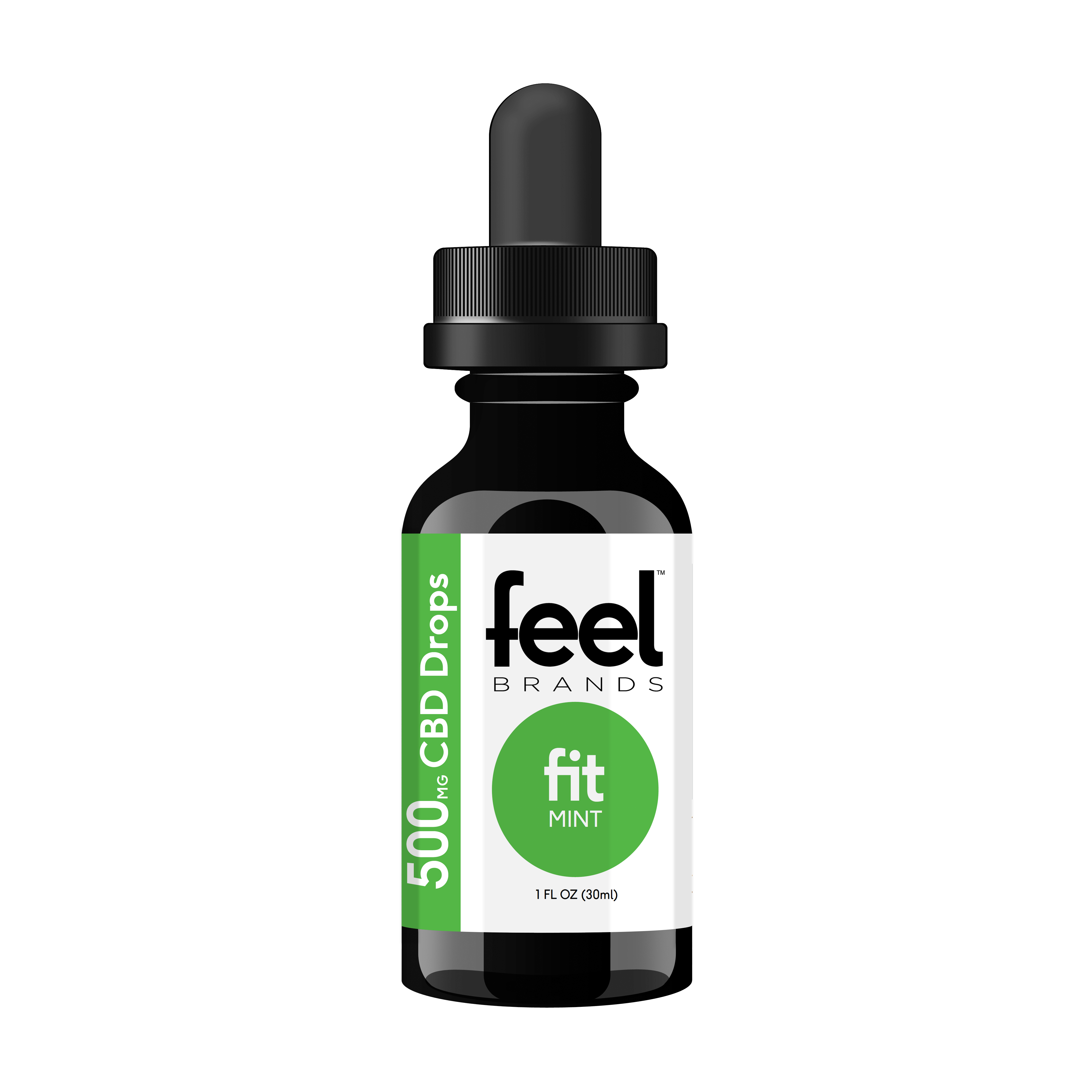 Feel Brands™: Feel Fit™ 500mg CBD Tincture | Leafly